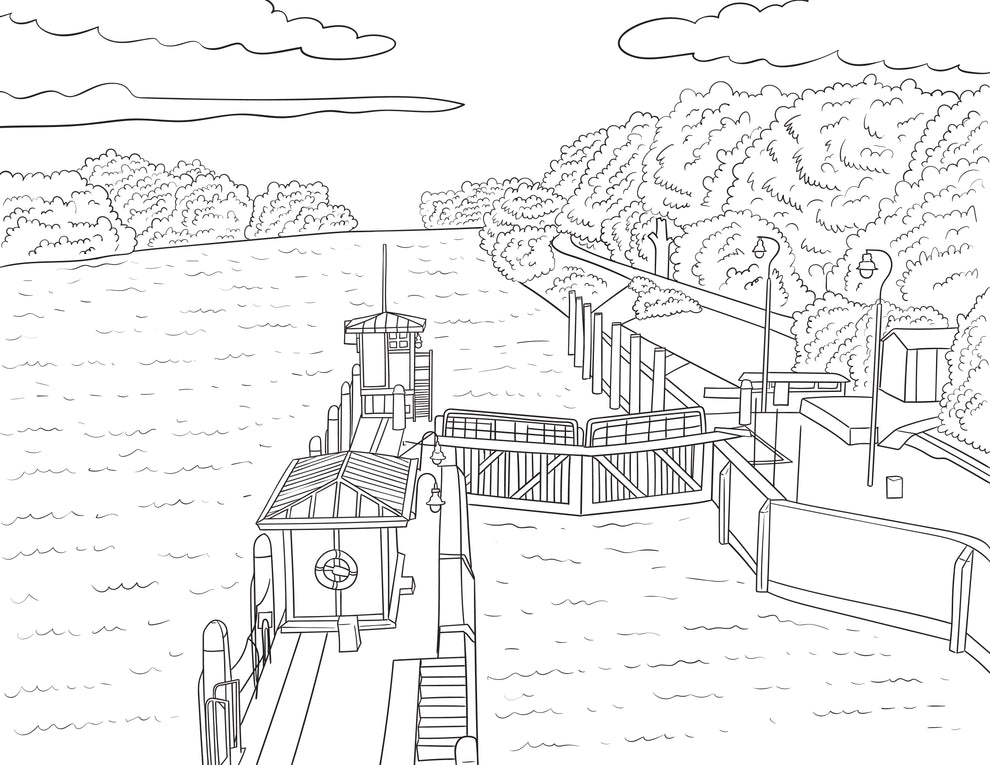 Richmond Colouring Book (A4) – Colour Your Streets