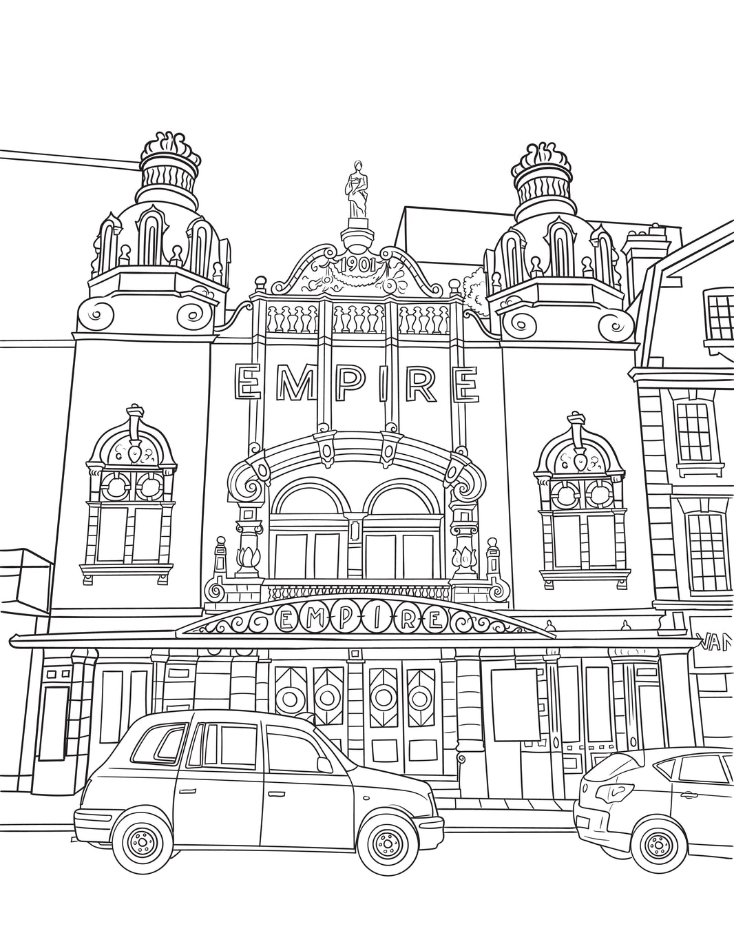 East London Colouring Books | Colouring Books London Cityscape – Colour ...