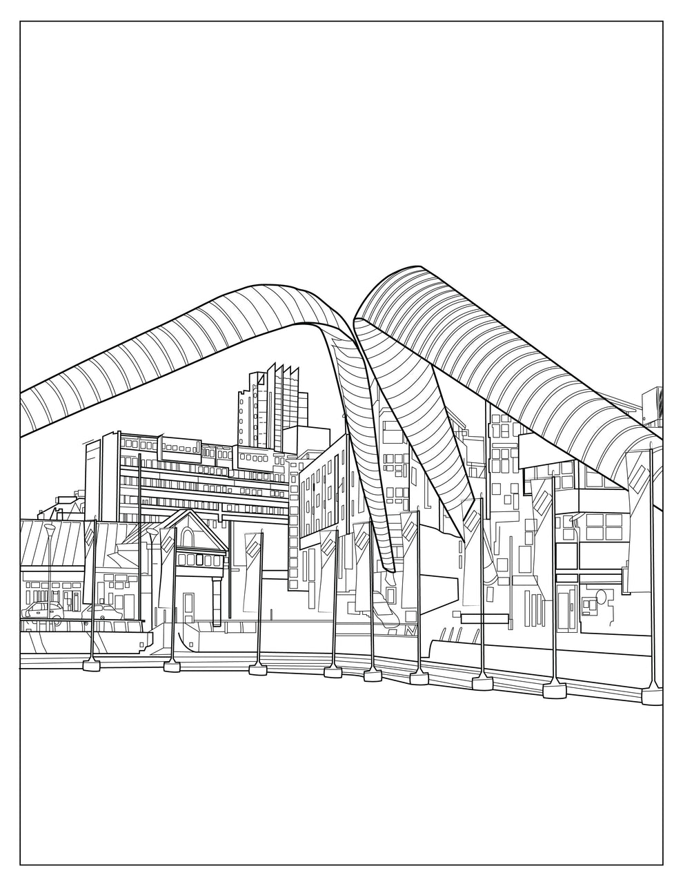 Coventry Colouring Book (A4) – Colour Your Streets