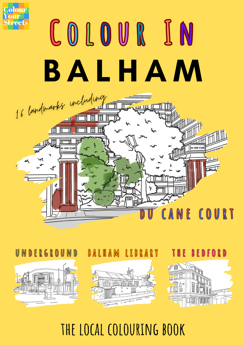 Balham Colouring Book | Colour in The Balham Library – Colour Your Streets