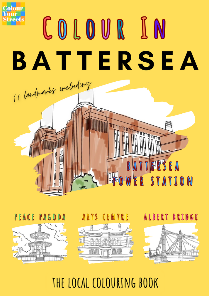 Battersea Colouring Book | Colour in Battersea Powerstation – Colour ...