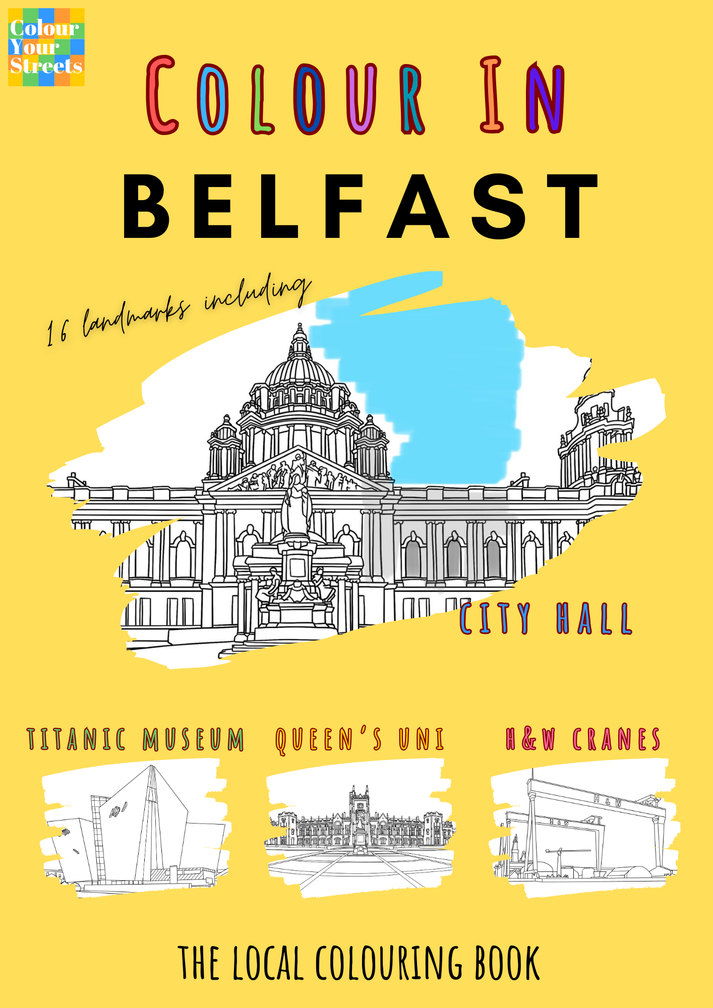 Belfast Colouring Book | Colour in the Belfast Castle – Colour Your Streets