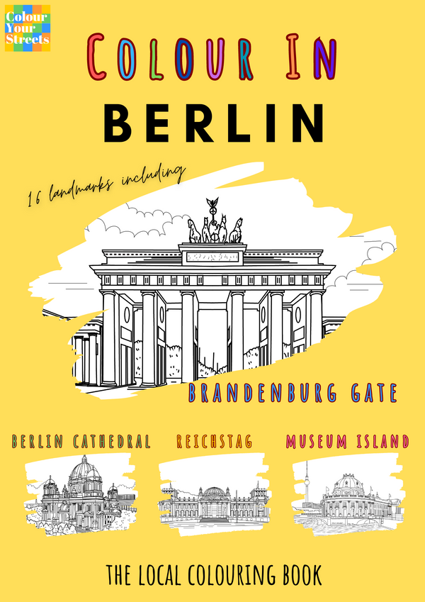 Berlin Colouring Book | Colour in Famous Landmarks in Berlin – Colour ...