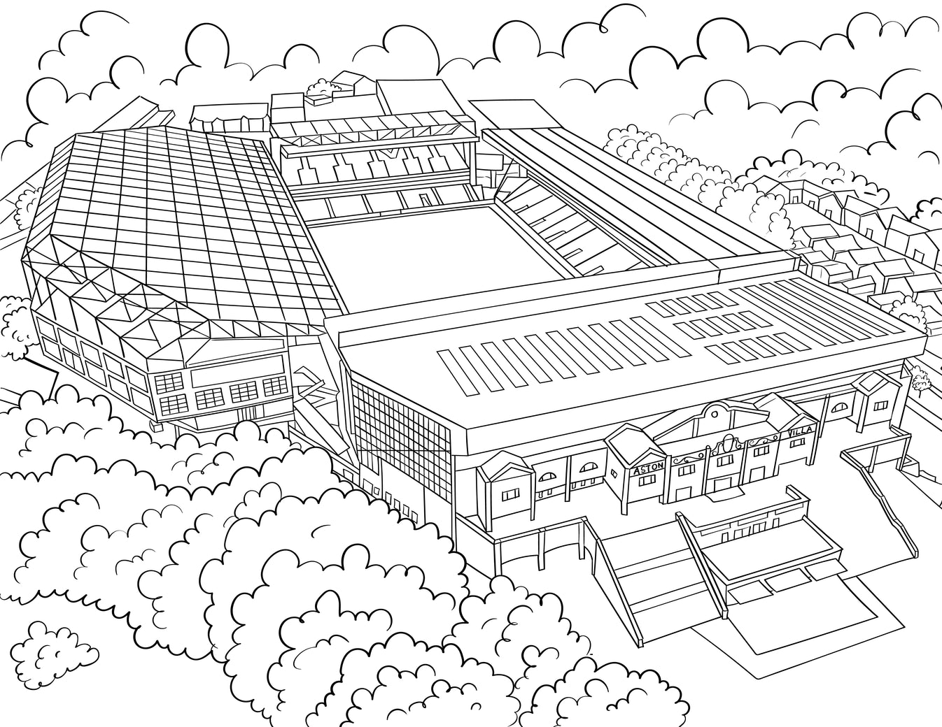 Birmingham Colouring Book | Colour in Birmingham Landmarks – Colour ...