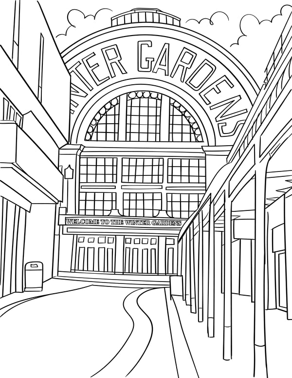 Blackpool Colouring Book | Colour in Blackpool Landmarks – Colour Your ...