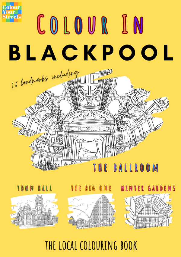 Blackpool Colouring Book | Colour in Blackpool Landmarks – Colour Your ...