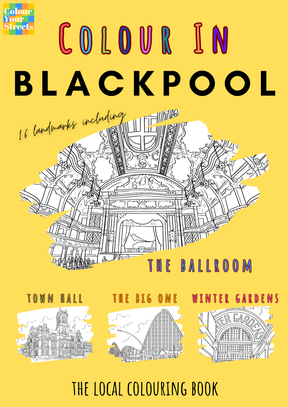 Blackpool Colouring Book | Colour in Blackpool Landmarks – Colour Your ...