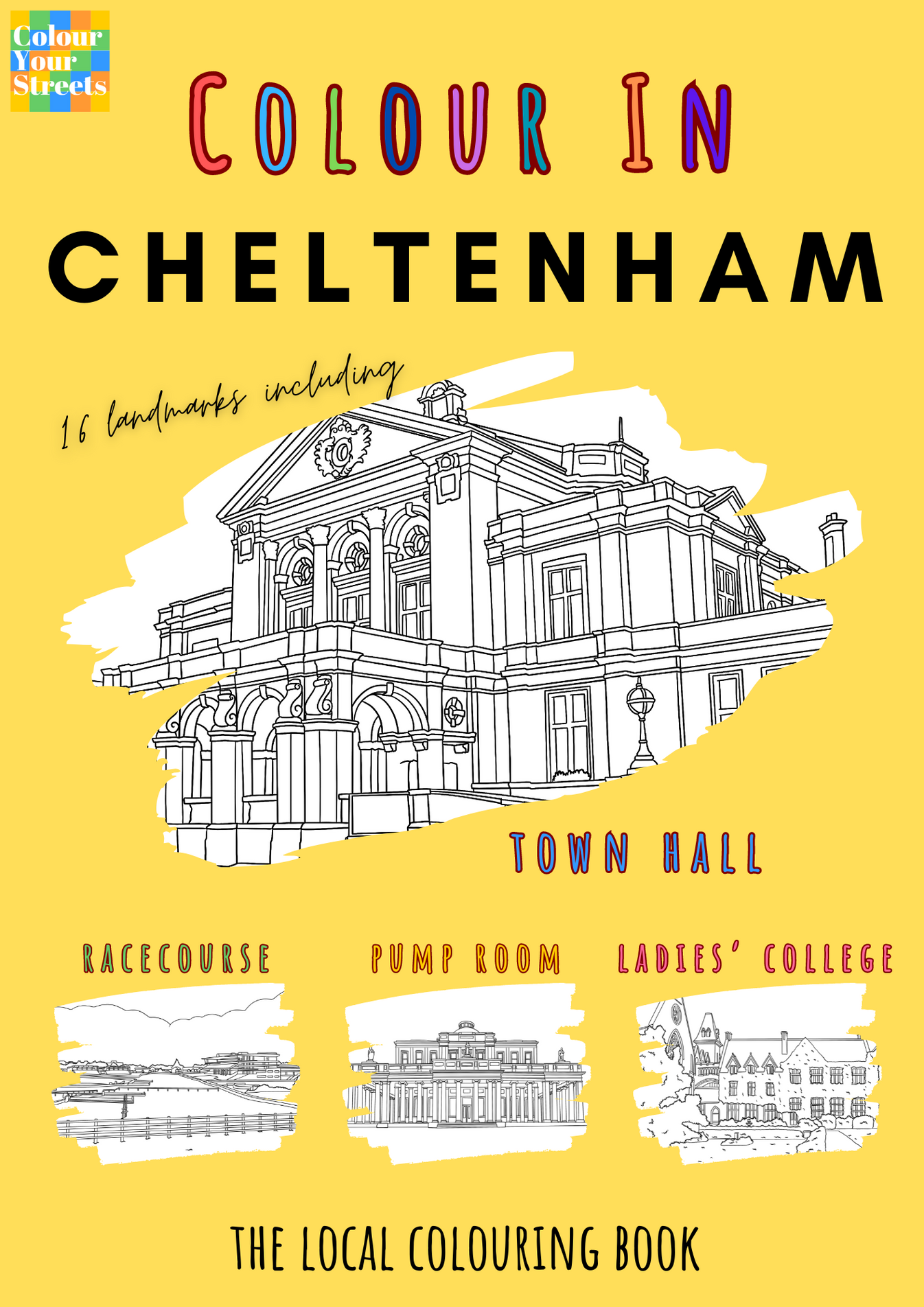 Cheltenham Colouring Book | Colour in Cheltenham Landmarks – Colour ...