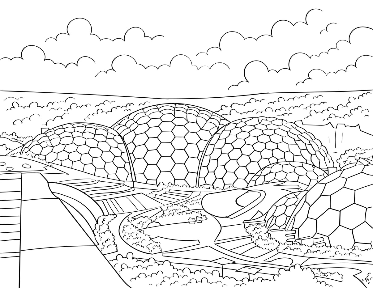 Cornwall Colouring Book (A4) – Colour Your Streets