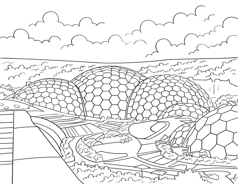 Cornwall Colouring Book (A4) – Colour Your Streets