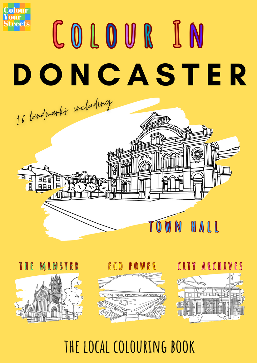 Doncaster Colouring Book (A4) – Colour Your Streets