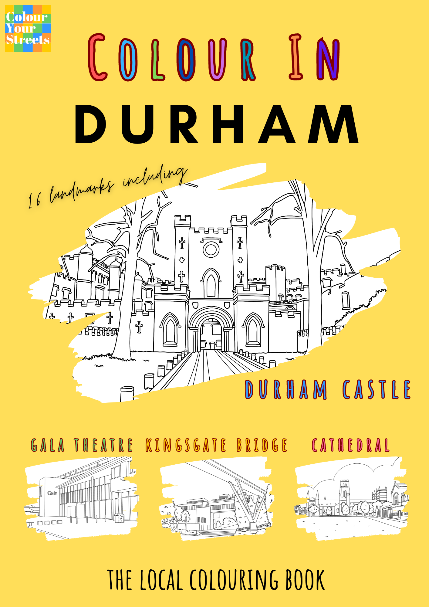 Durham Colouring Book (A4) – Colour Your Streets