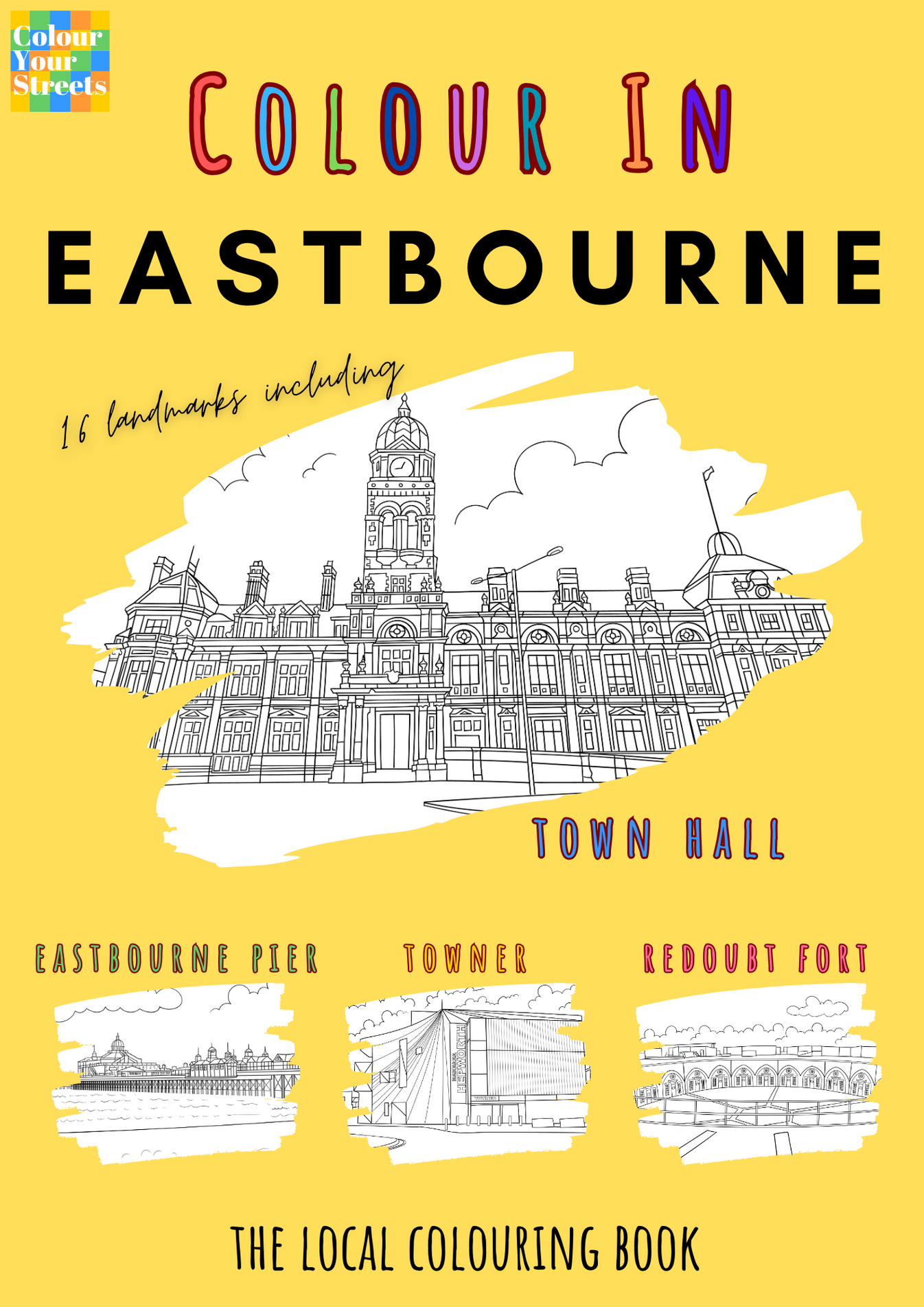 Eastbourne Colouring Book (A4) – Colour Your Streets