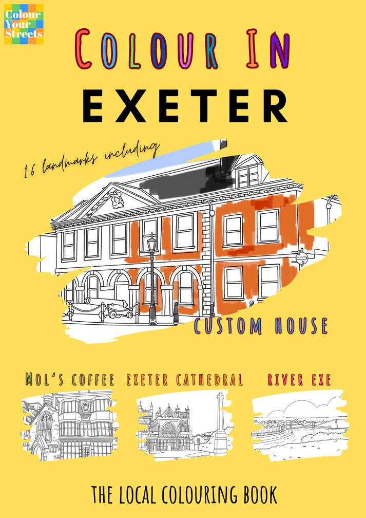 Exeter Colouring Book (A4) – Colour Your Streets
