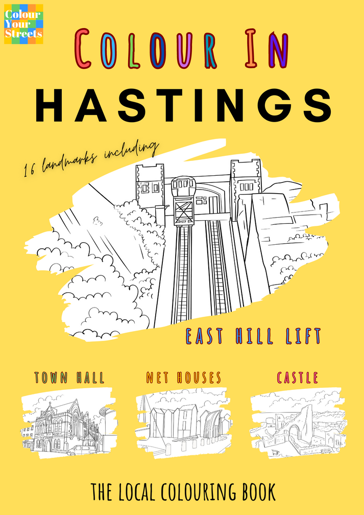 Hastings Colouring Book (A4) – Colour Your Streets