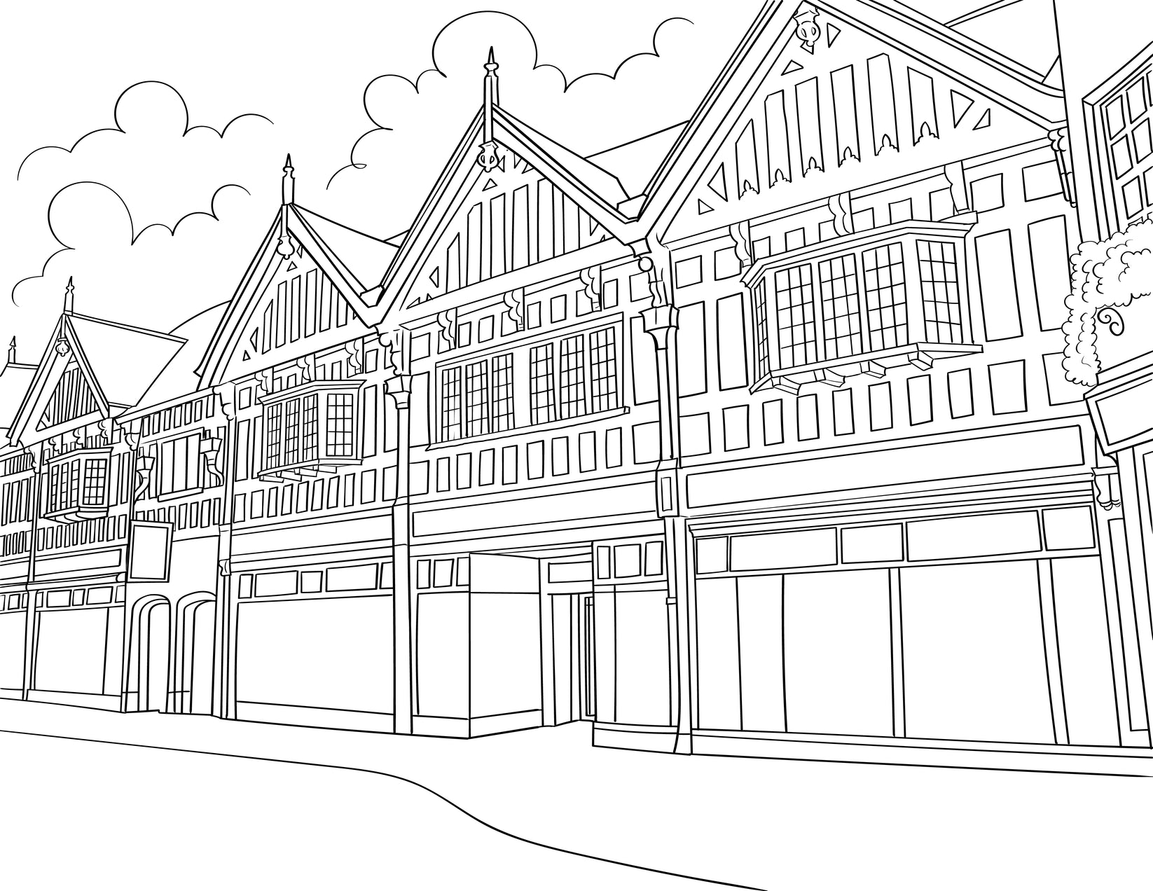 Hereford Colouring Book (A4) – Colour Your Streets
