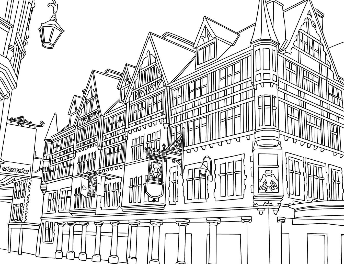Chester Colouring Book | Colour in Chester County Landmarks – Colour ...