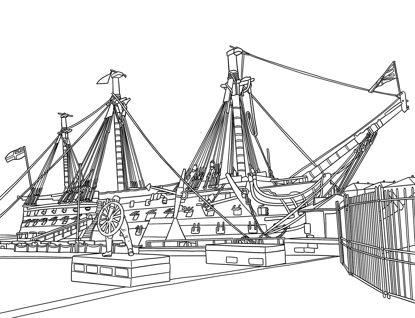 Portsmouth Colouring Book | Colour in Portsmouth Landmarks – Colour ...