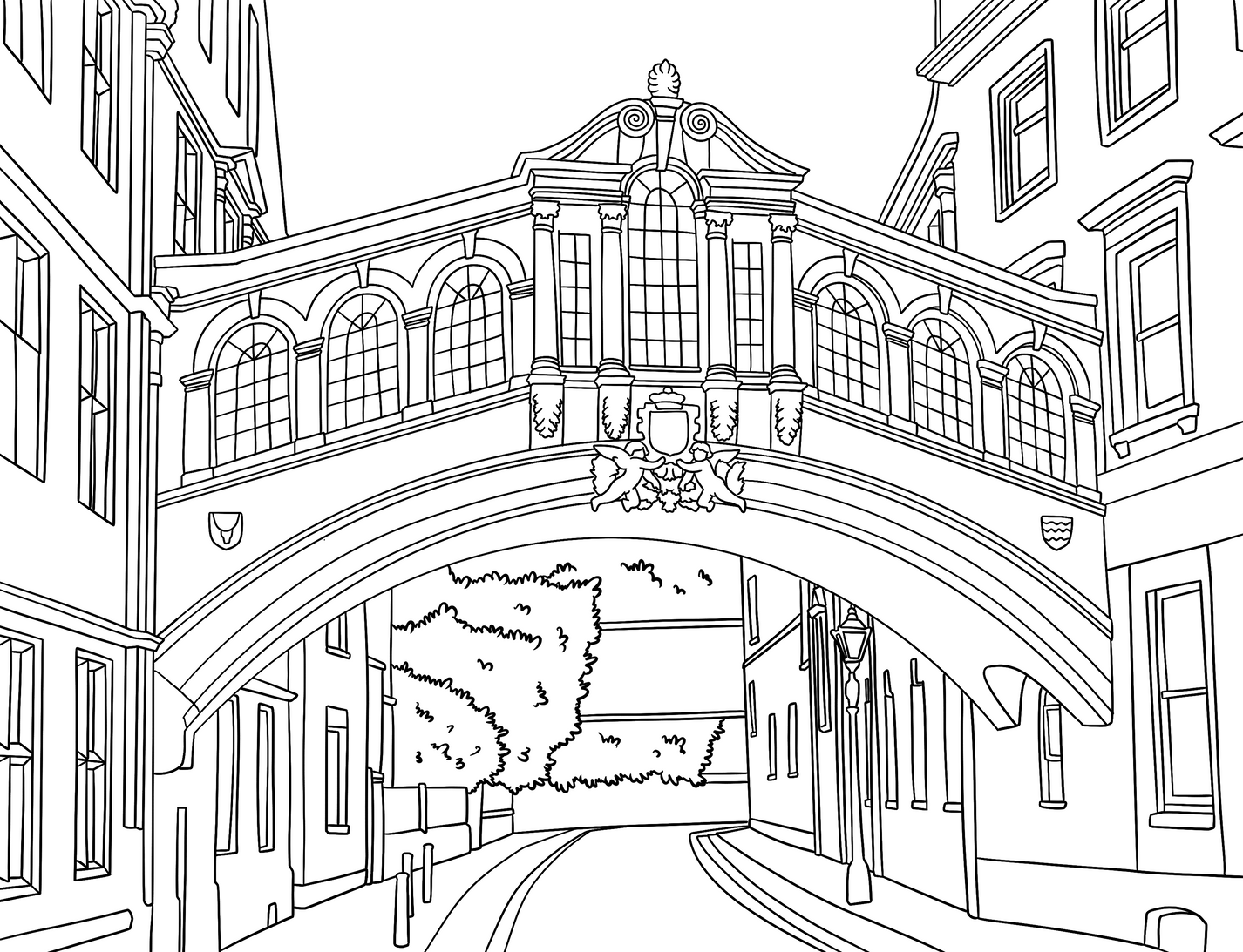 Oxford Colouring Book (A4) – Colour Your Streets