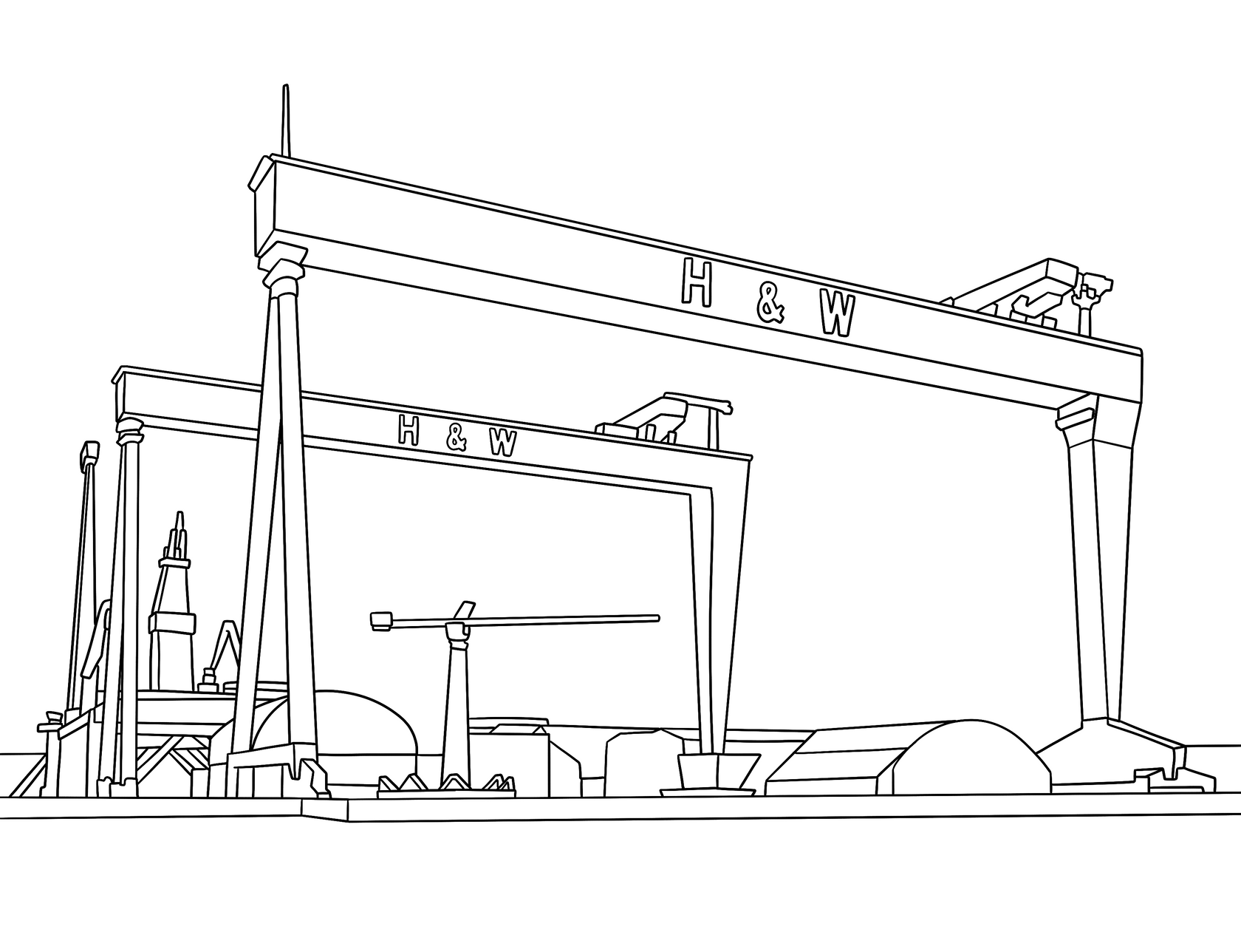 Belfast Colouring Book | Colour in the Belfast Castle – Colour Your Streets