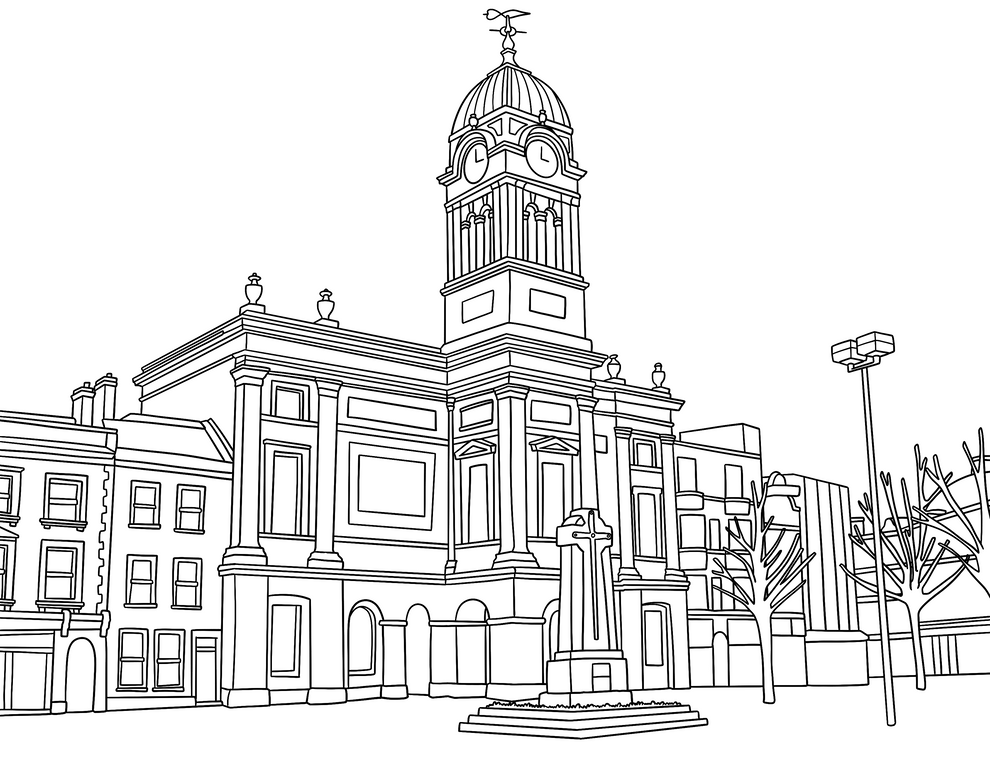 Derby Colouring Book (A4) – Colour Your Streets