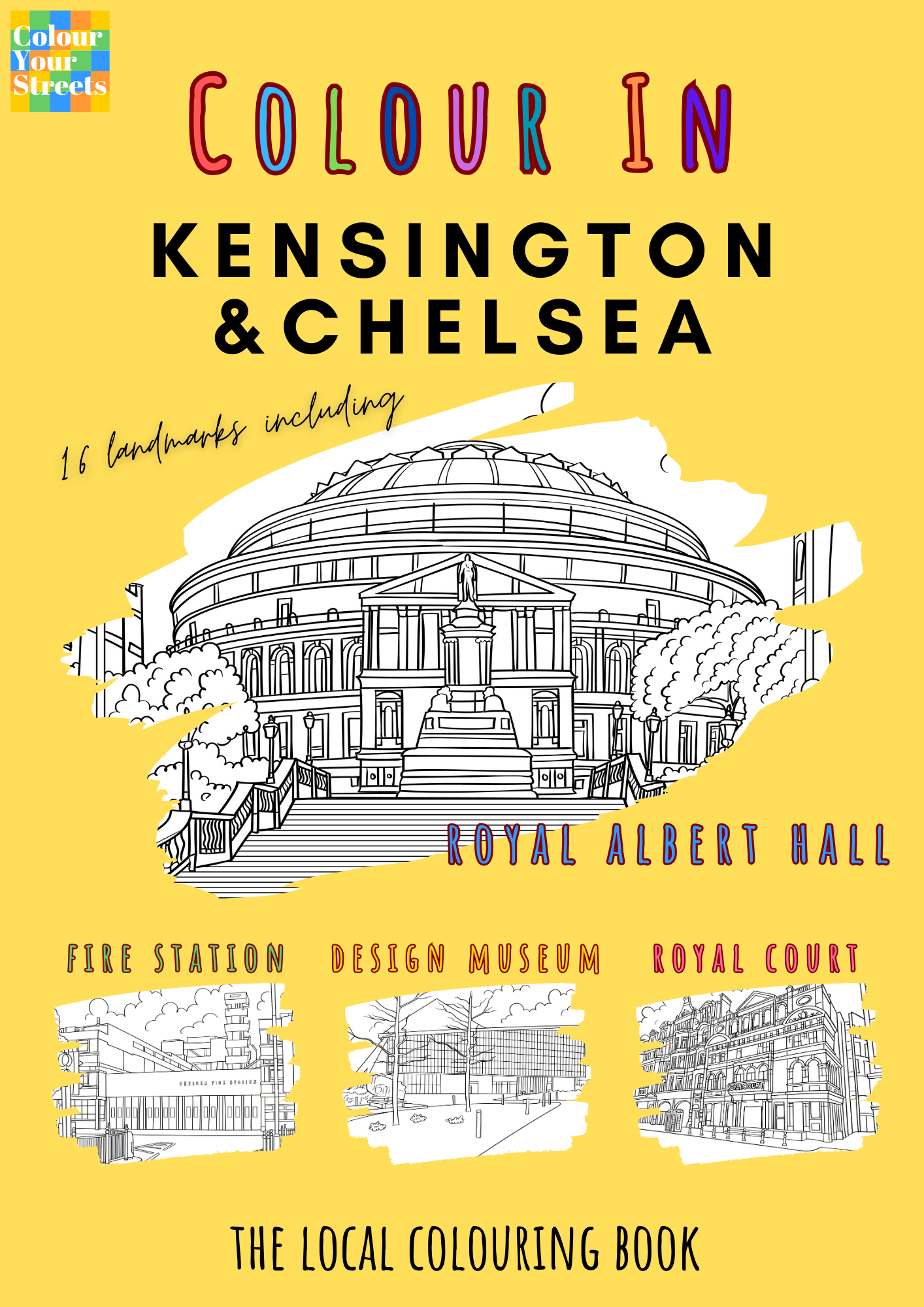 Kensington & Chelsea Colouring Book | Colour in Chelsea Landmarks ...