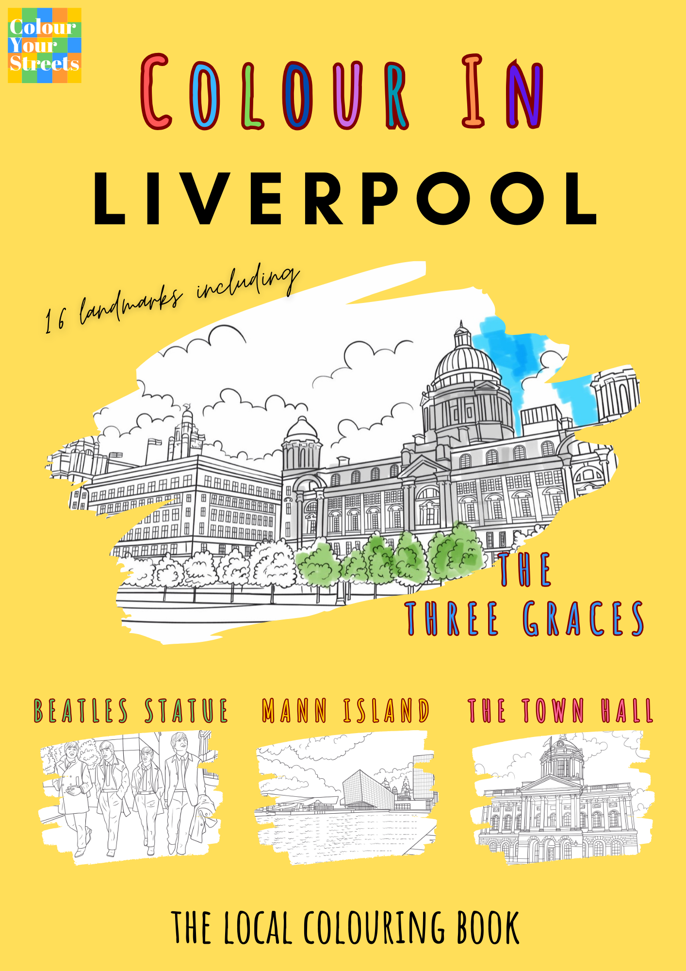 Liverpool Colouring Book | Liverpool Landmarks Colouring Book – Colour ...
