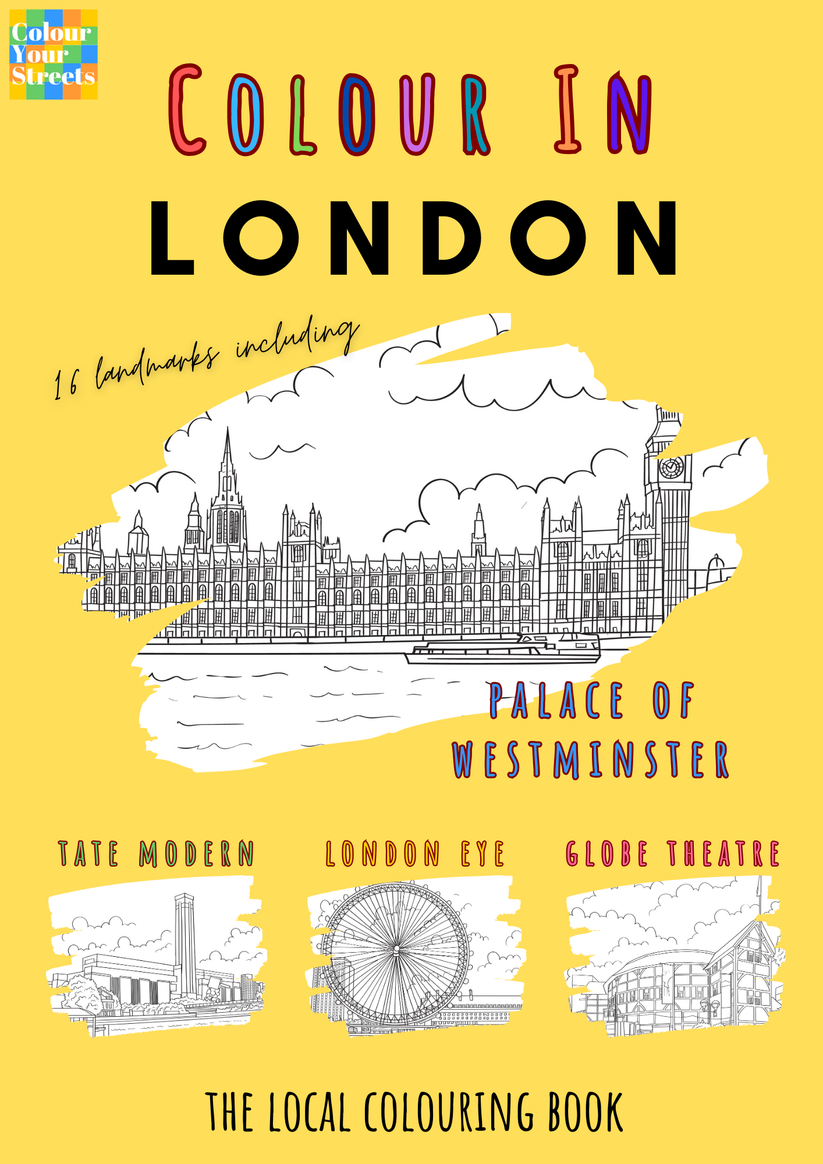 London Colouring in Book | London Landmarks Colouring Book – Colour ...