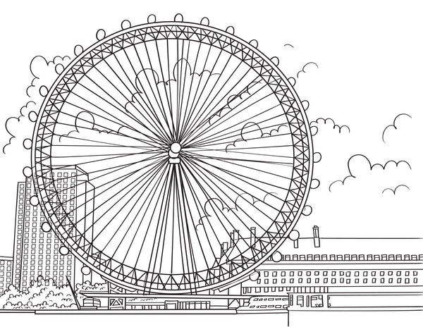 London Colouring in Book | London Landmarks Colouring Book – Colour ...