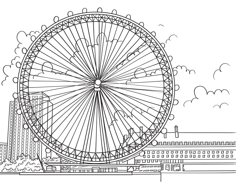 London Colouring in Book | London Landmarks Colouring Book – Colour ...