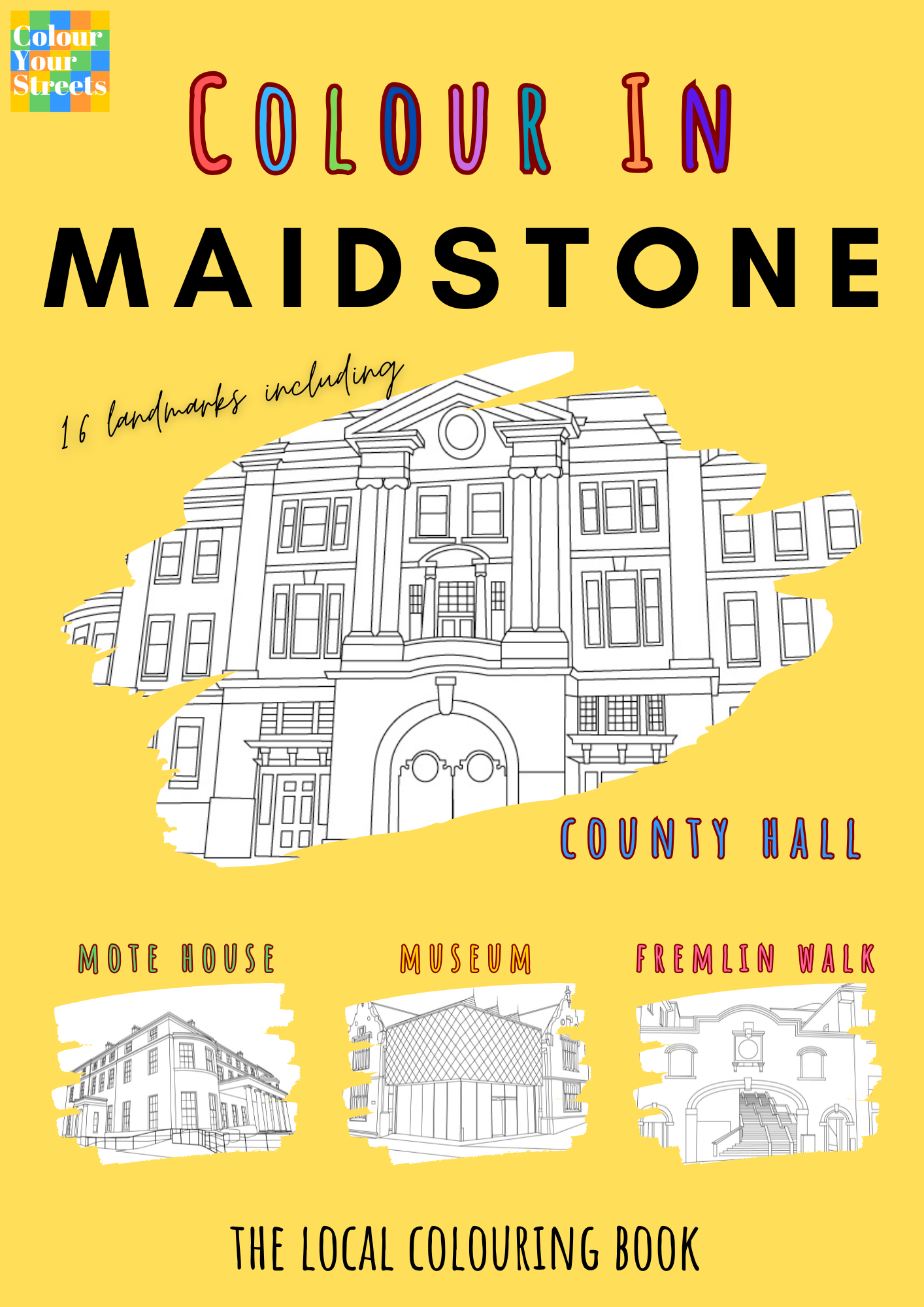 Maidstone Colouring Book (A4) – Colour Your Streets