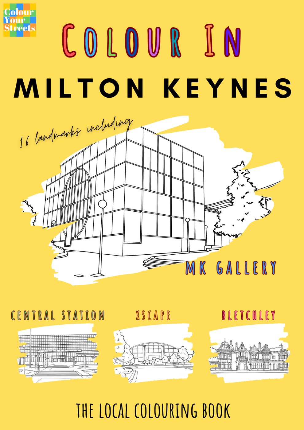 Milton Keynes Colouring Book | Colour in Milton Keynes Landmarks ...