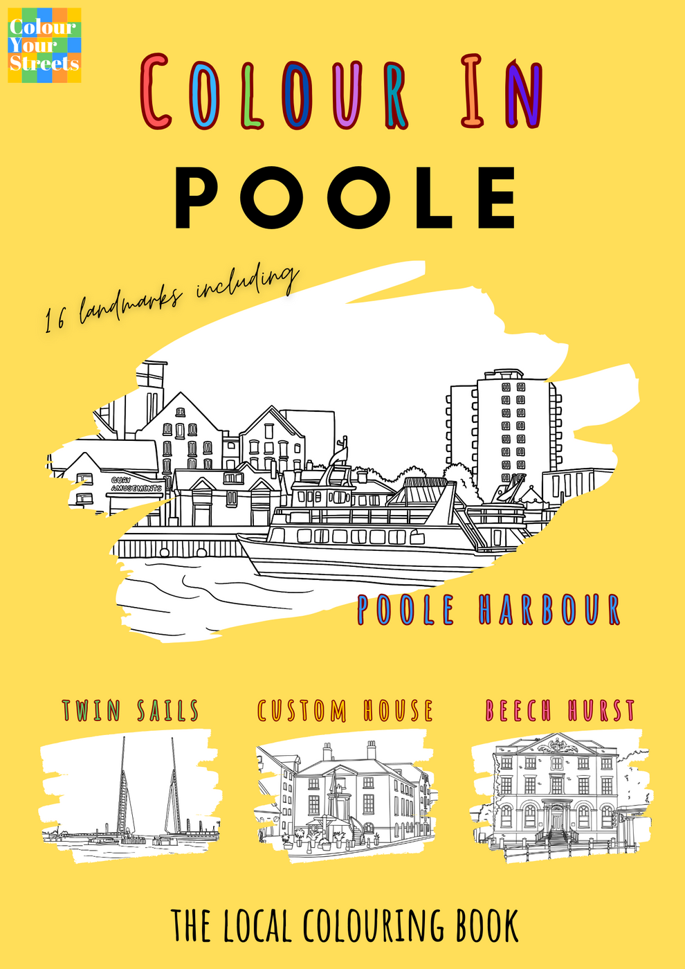 Poole Colouring Book (A4) – Colour Your Streets