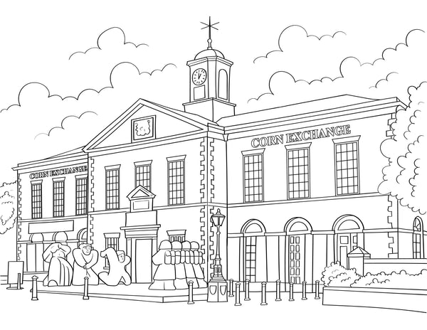 Preston Colouring Book (A4) – Colour Your Streets