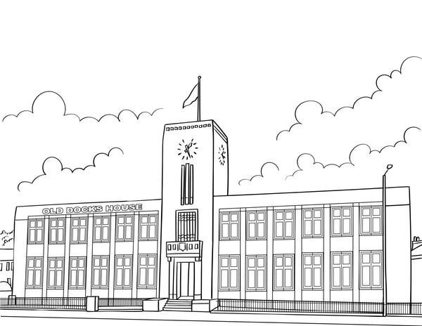 Preston Colouring Book (A4) – Colour Your Streets