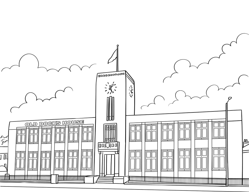 Preston Colouring Book (A4) – Colour Your Streets