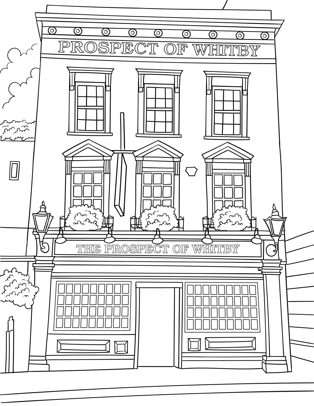 London Pubs Colouring Book | Colouring Books for Adults – Colour Your ...