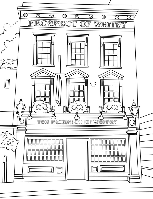London Pubs Colouring Book | Colouring Books for Adults – Colour Your ...