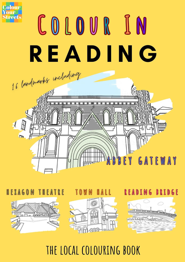 Reading Colouring Book (A4) – Colour Your Streets