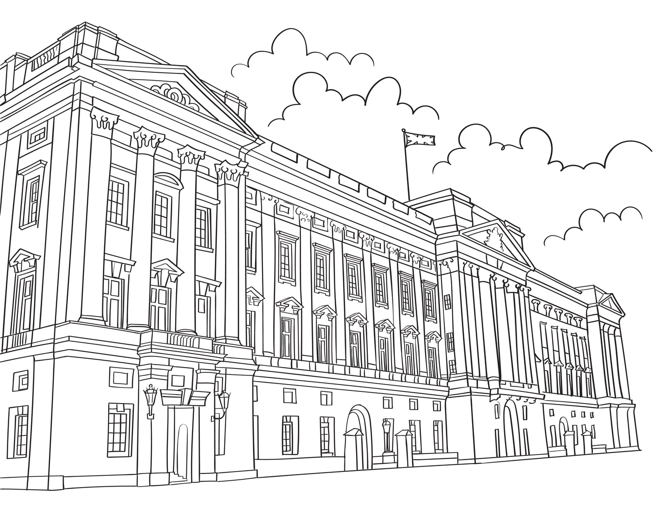 Royal Palaces Colouring Book (A4) – Colour Your Streets