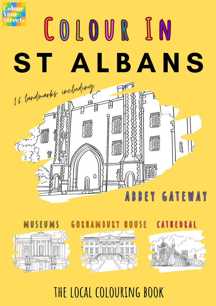 St Albans Colouring Book (A4) – Colour Your Streets
