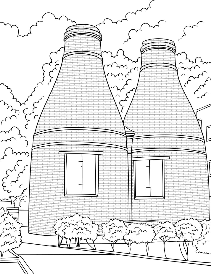 Stoke On Trent Colouring Book (A4) – Colour Your Streets