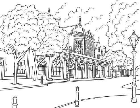 Stoke On Trent Colouring Book (A4) – Colour Your Streets