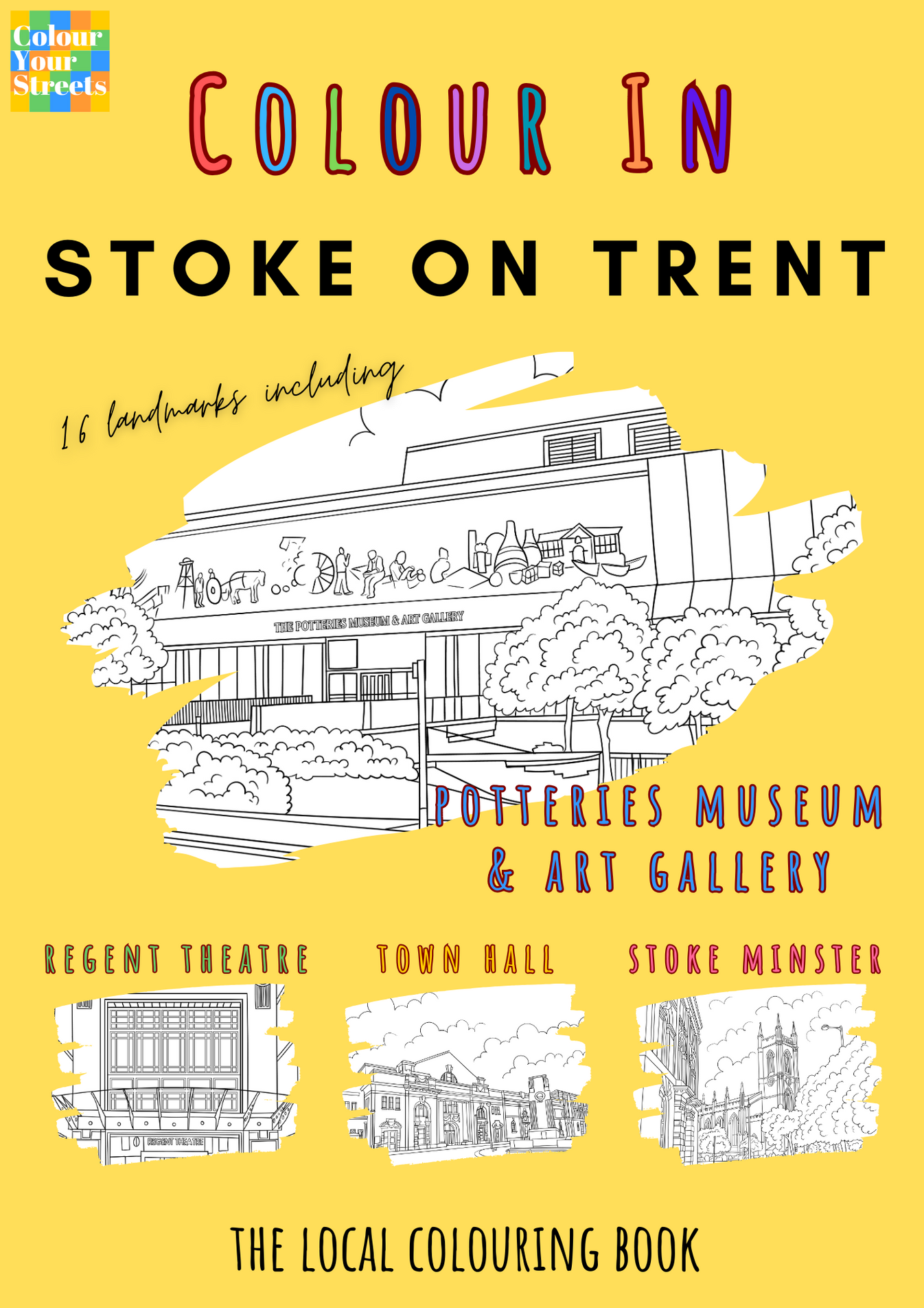 Stoke On Trent Colouring Book (A4) – Colour Your Streets