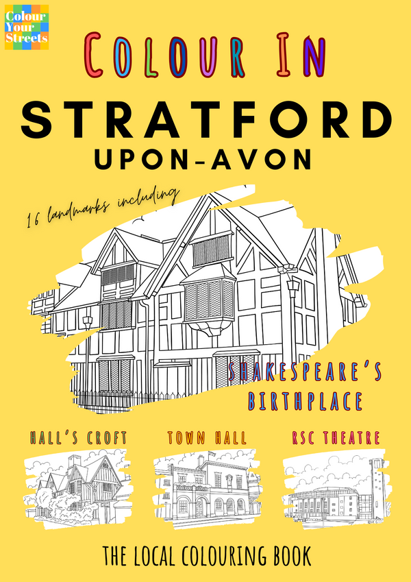 Stratford-upon-Avon Colouring Book (A4) – Colour Your Streets