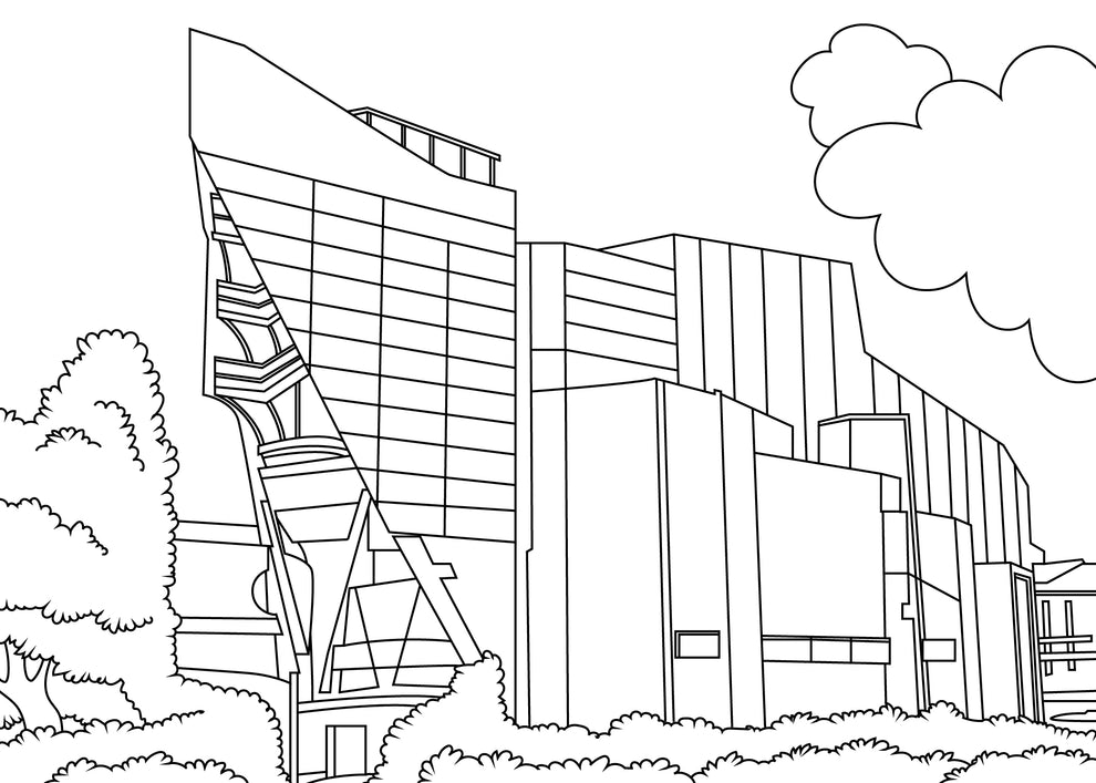 Basingstoke Colouring Book | Colour in Basingstoke Landmarks – Colour ...