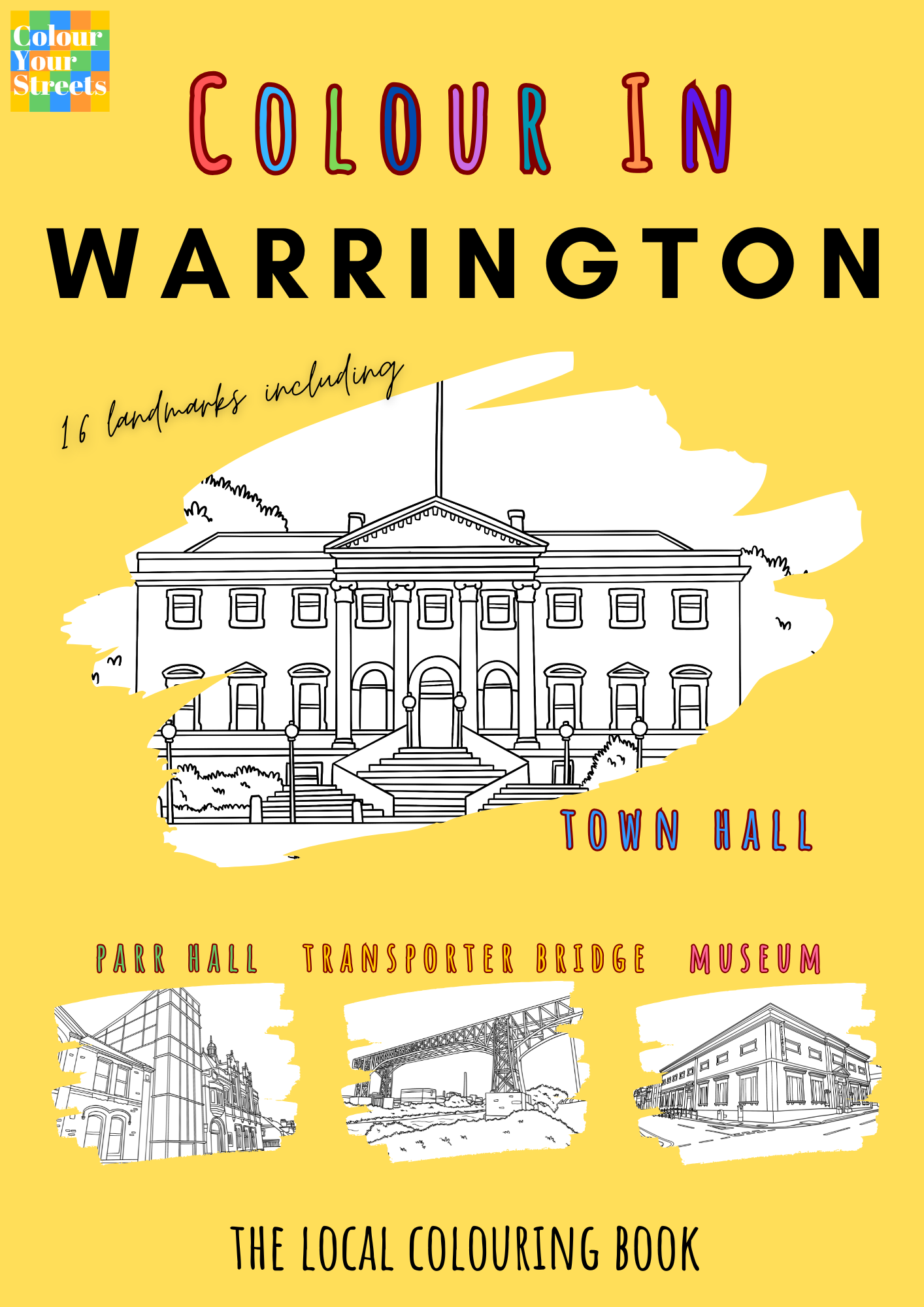 Warrington Colouring Book (A4) – Colour Your Streets