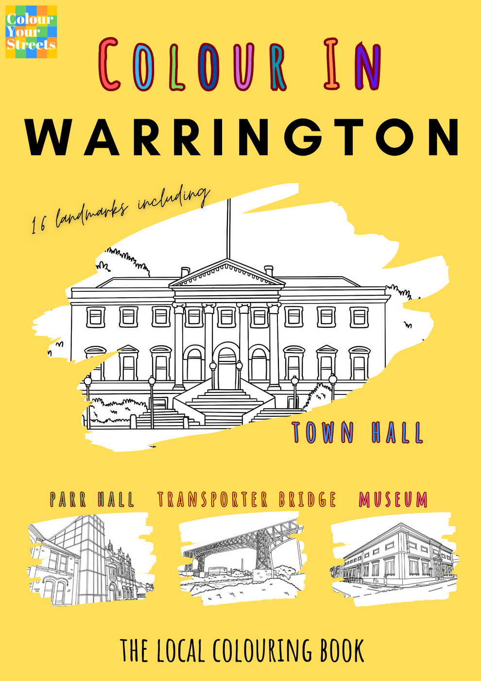 Warrington Colouring Book (A4) – Colour Your Streets