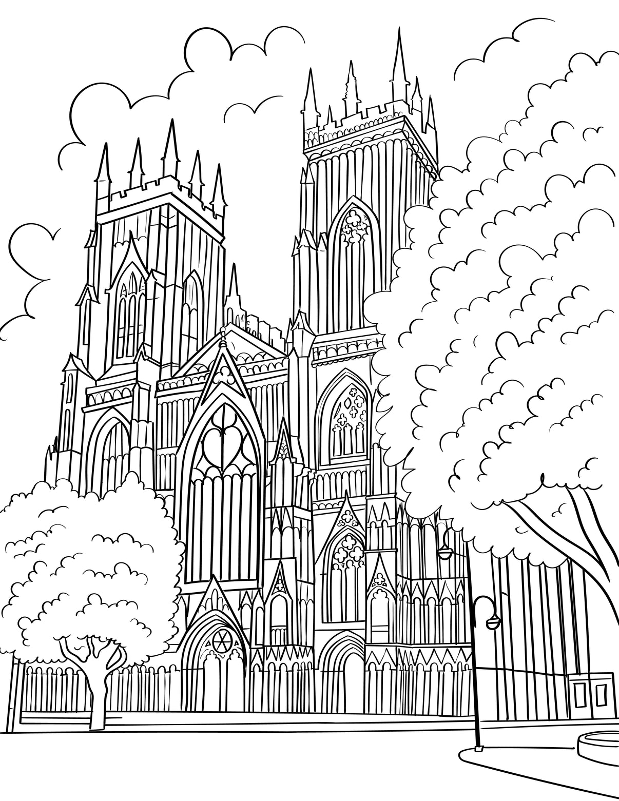 York Colouring Book | Colour in Famous Landmarks in York – Colour Your ...