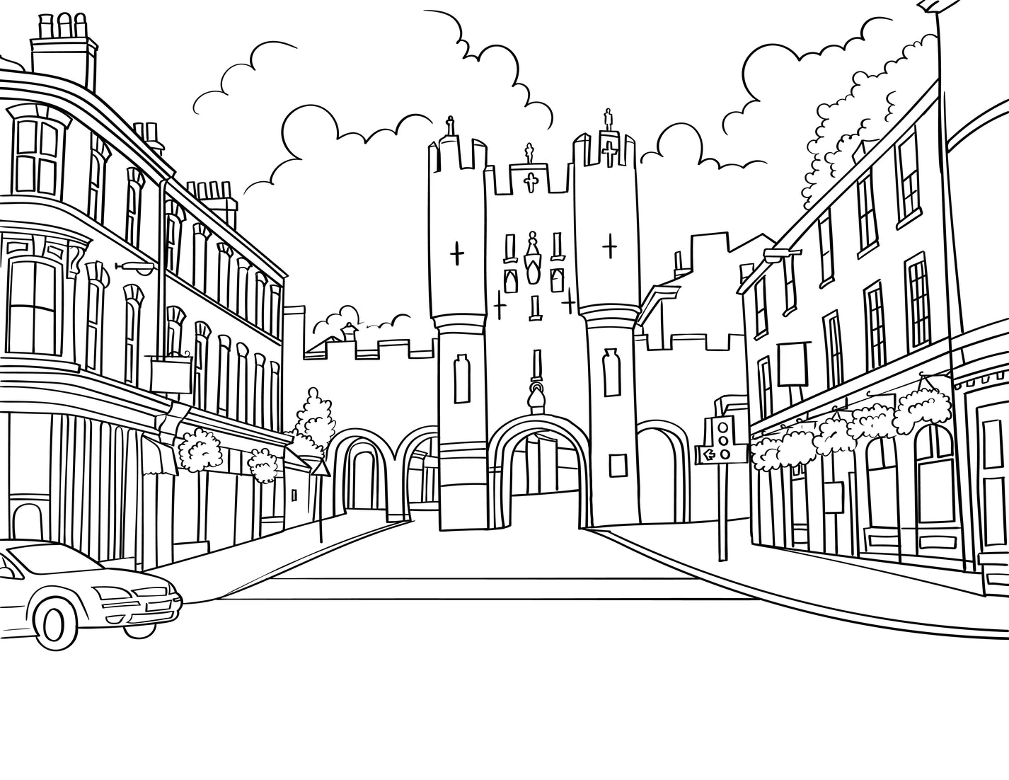 York Colouring Book | Colour in Famous Landmarks in York – Colour Your ...